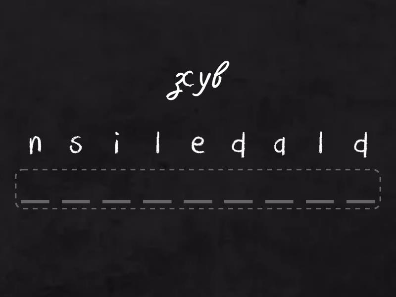 Level 7 Unit 7 lesson 2 - Anagrama