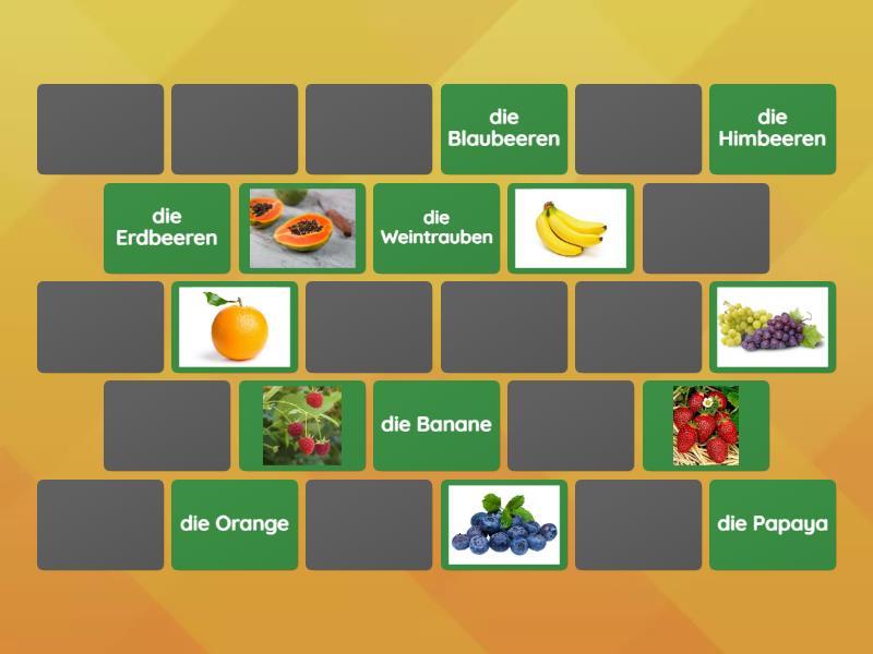 Obst - Memory - Matching pairs