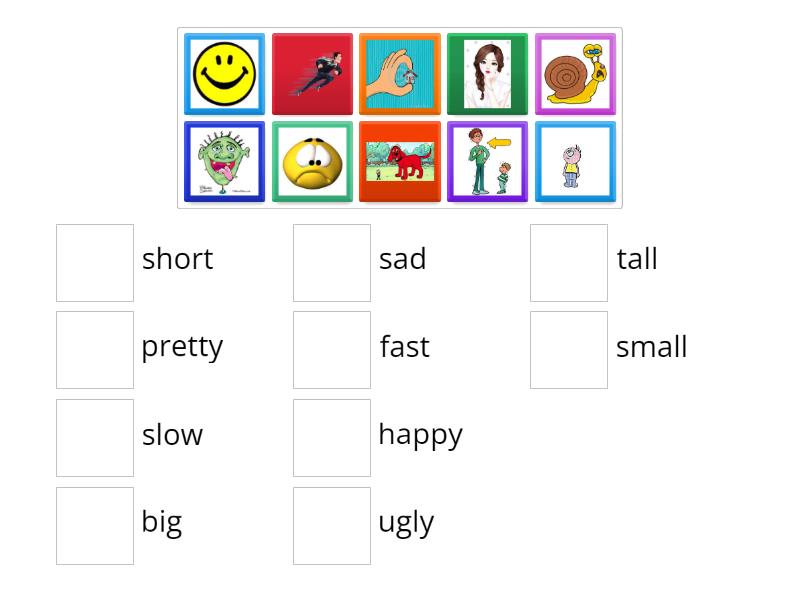 Adjectives - Match up