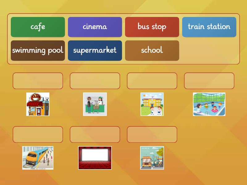 2nd grade places-Module 6 - Match up