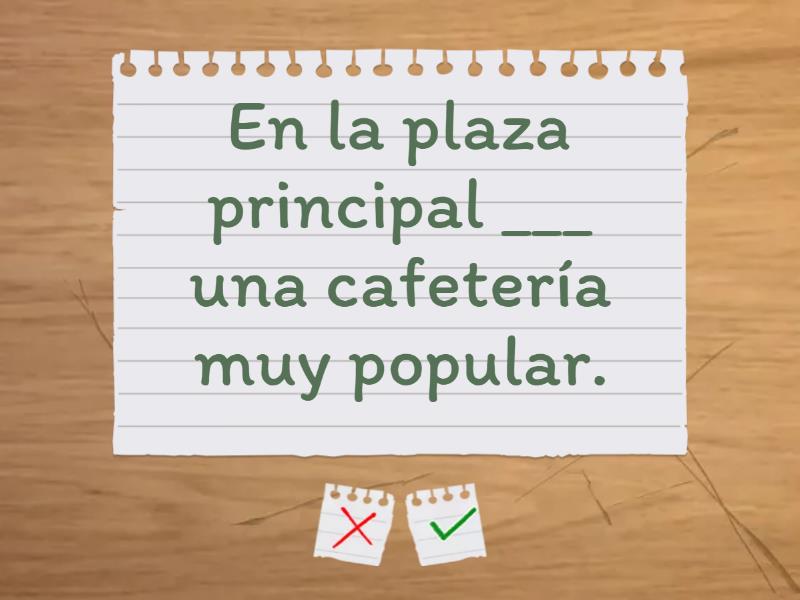Hay o Tiene - Tarjetas flash