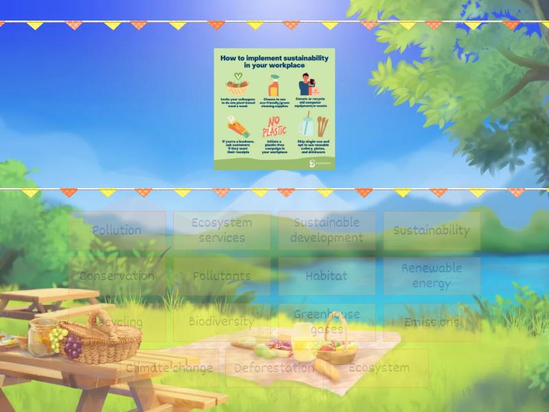 IELTS Vocabulary: The Environment - Tìm đáp án phù hợp