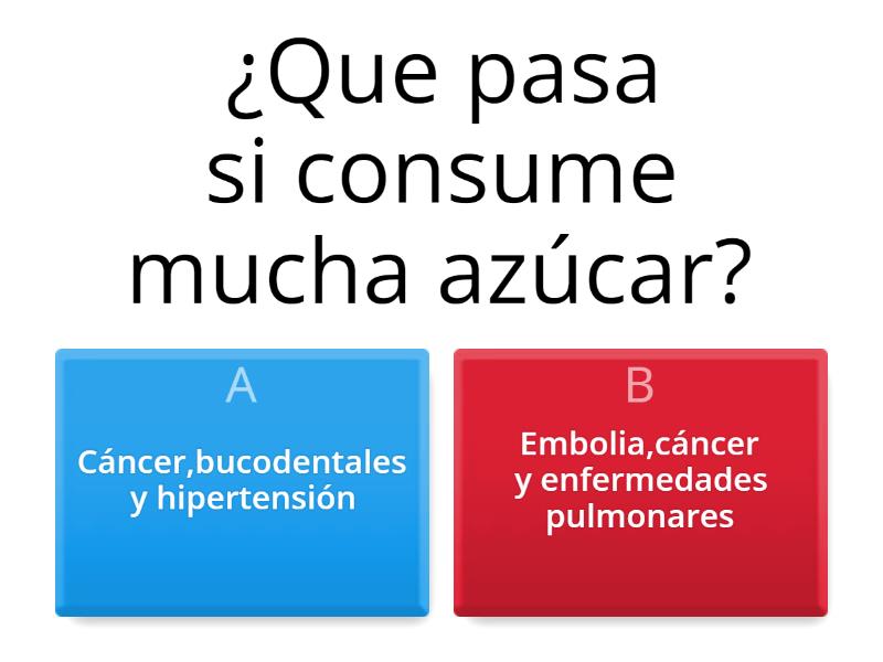 Azúcar - Quiz