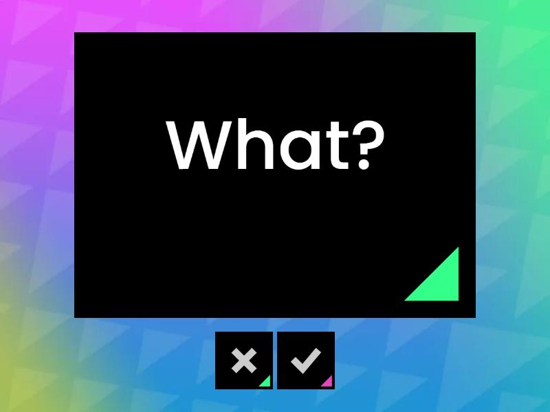 Question words. - Flash cards