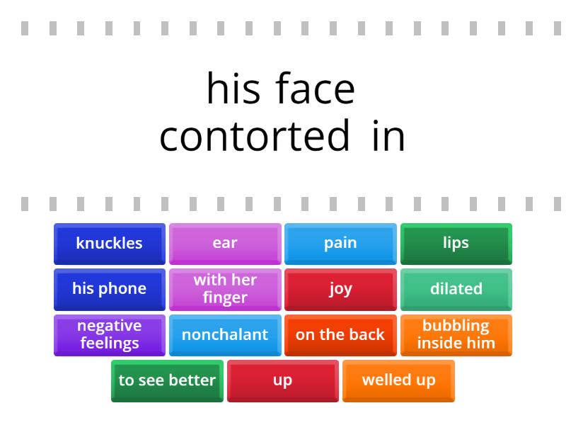 Non-verbal communication - Find the match