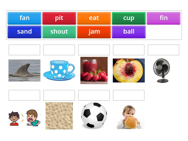 Word family word match - Match up