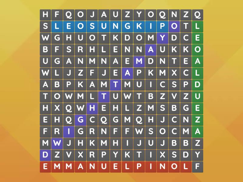 EPP 5-Entreprenyur - Wordsearch