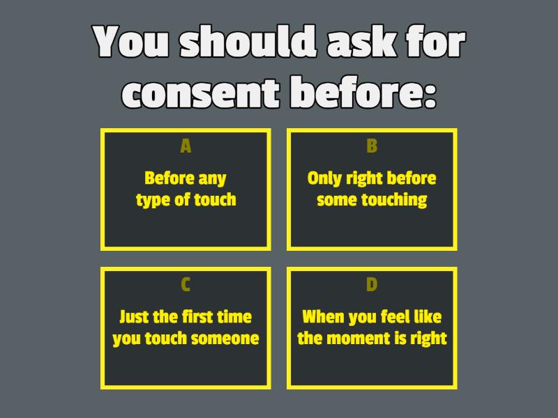 Consent 101 - Quiz
