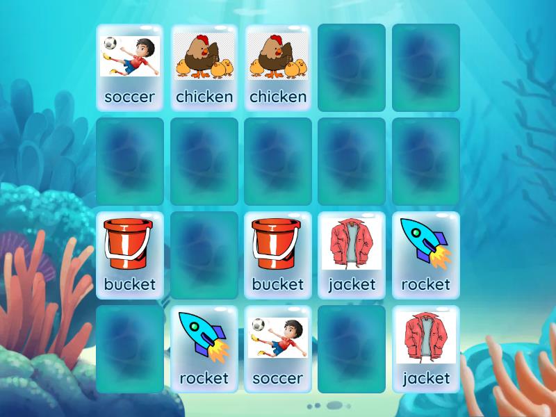 Medial /k/ and /g/ - Matching pairs