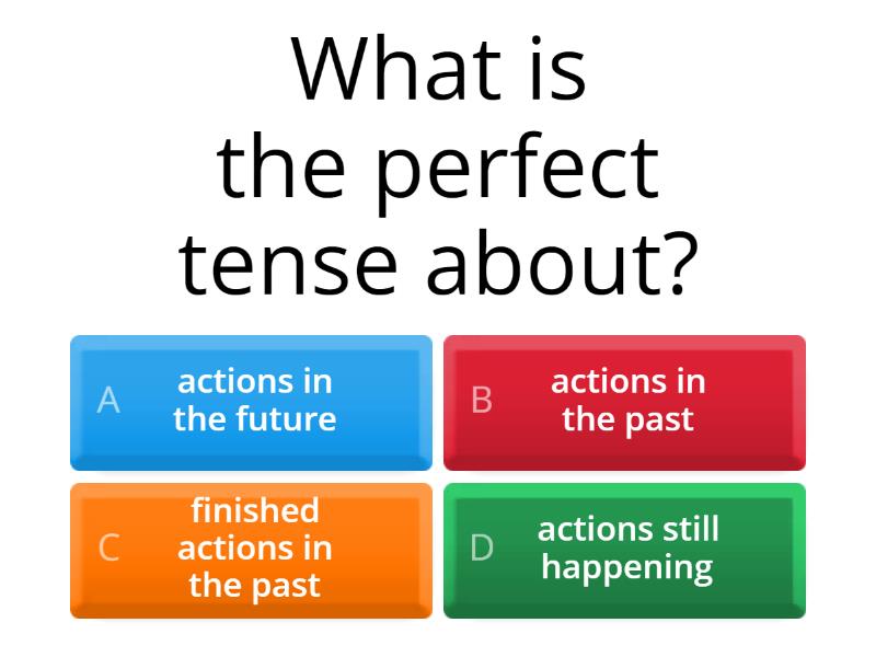 French perfect tense revision - Quiz