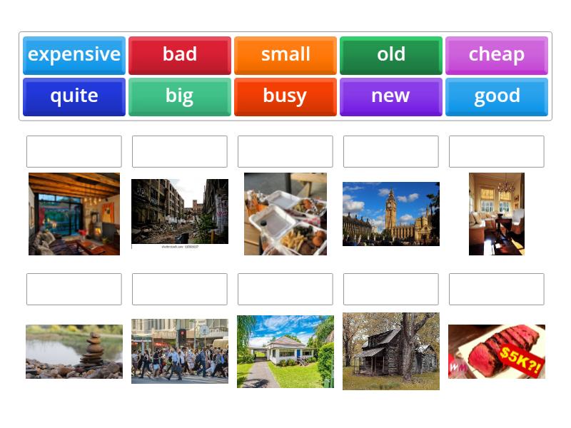 describe places - Match up