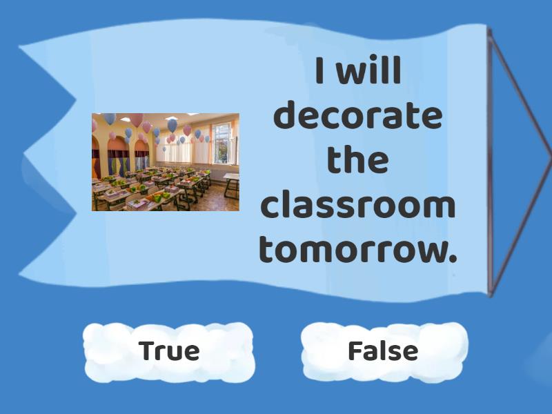 future tense - True or false