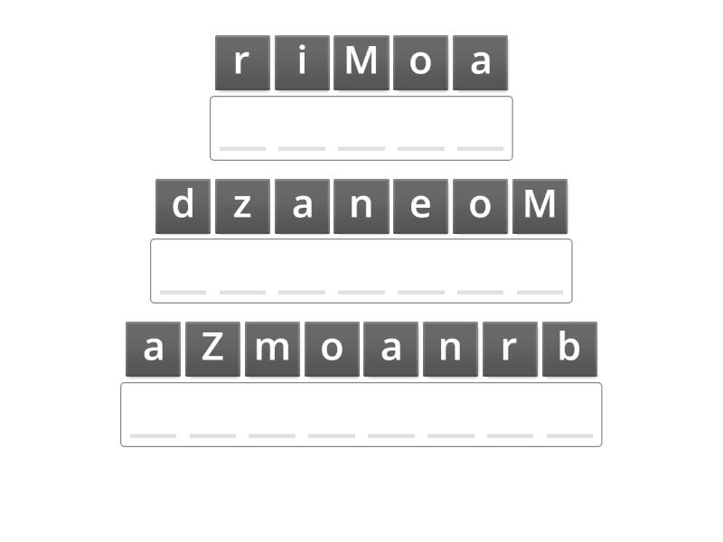 MARIO MENDOZA - Anagram