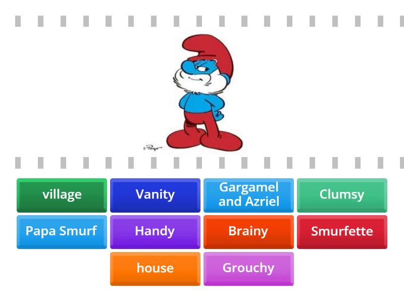 The Smurfs - Find the match