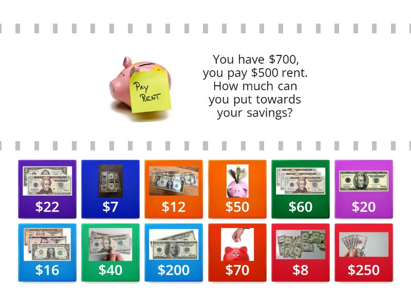 Budgeting for Savings - Find the match