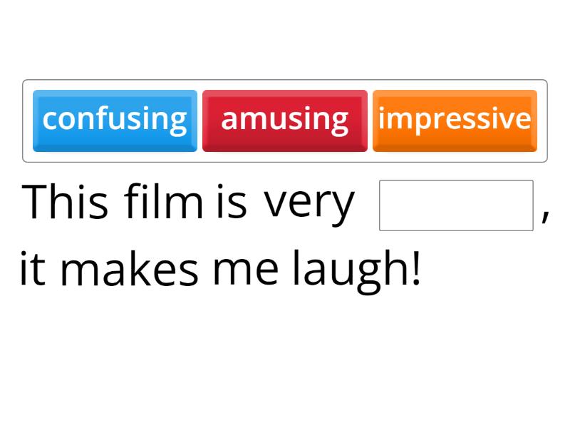 Opinion adjectives - Complete the sentence