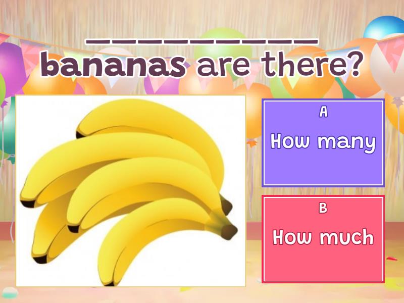 How much/how many - Quiz