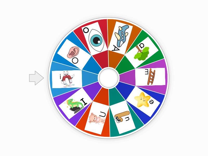 LAS VOCALES - Spin the wheel