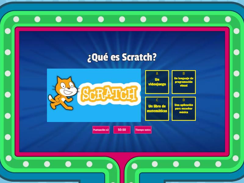 Qué sabes de...SCRATCH - Gameshow quiz