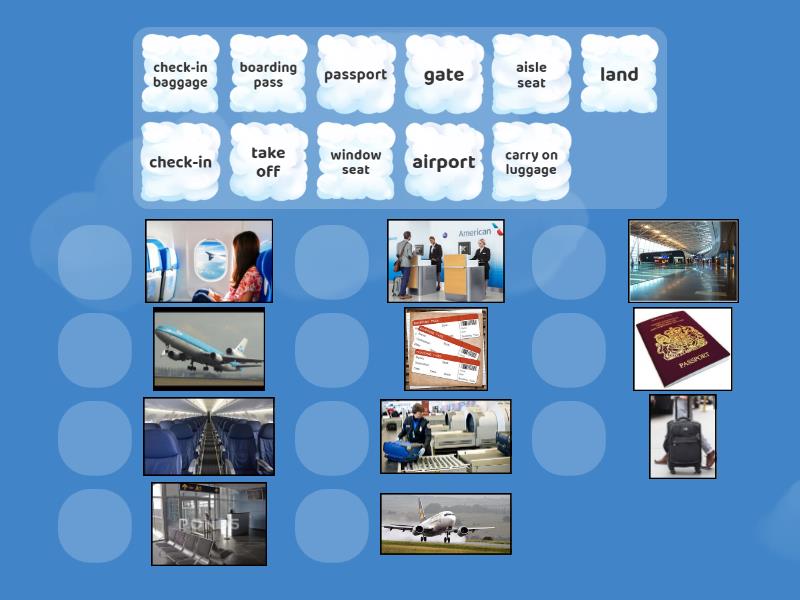 Airport Vocabulary - Match up