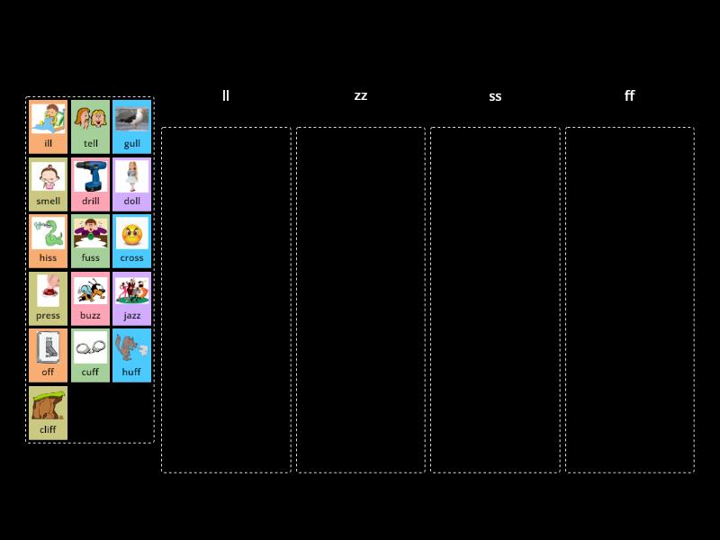 Flossy Words - Categorize