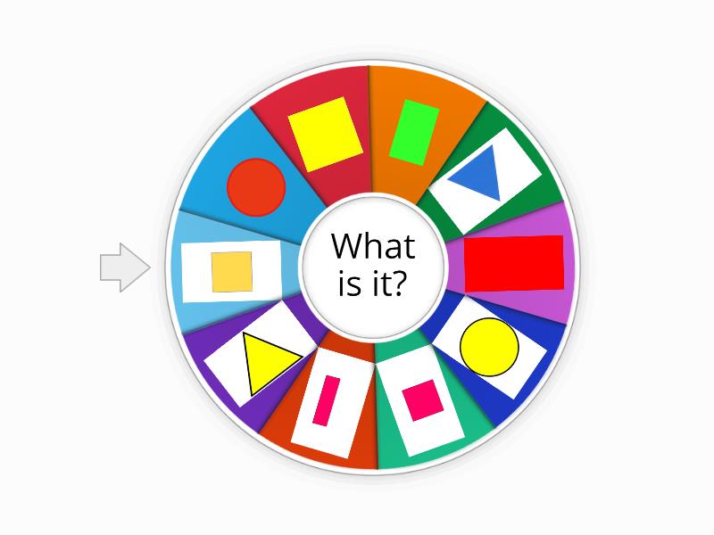 Shapes and Colors - Spin the wheel