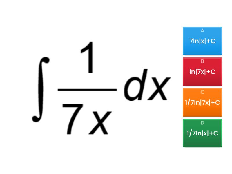 Integration Of Inverse Function Quiz 