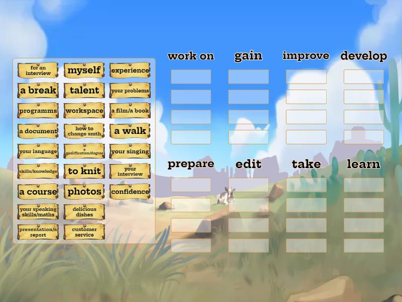 Voc (U7A Roadmap) - Group sort