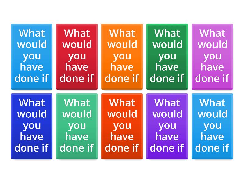 Gateway 1.2 unit 9 3rd conditional speaking - Flip tiles