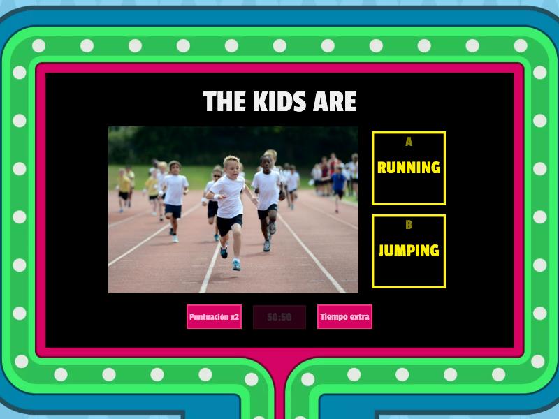 PRESENT CONTINUOUS - Gameshow quiz