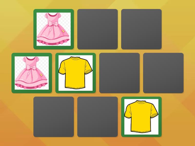 CLOTHES - Matching pairs