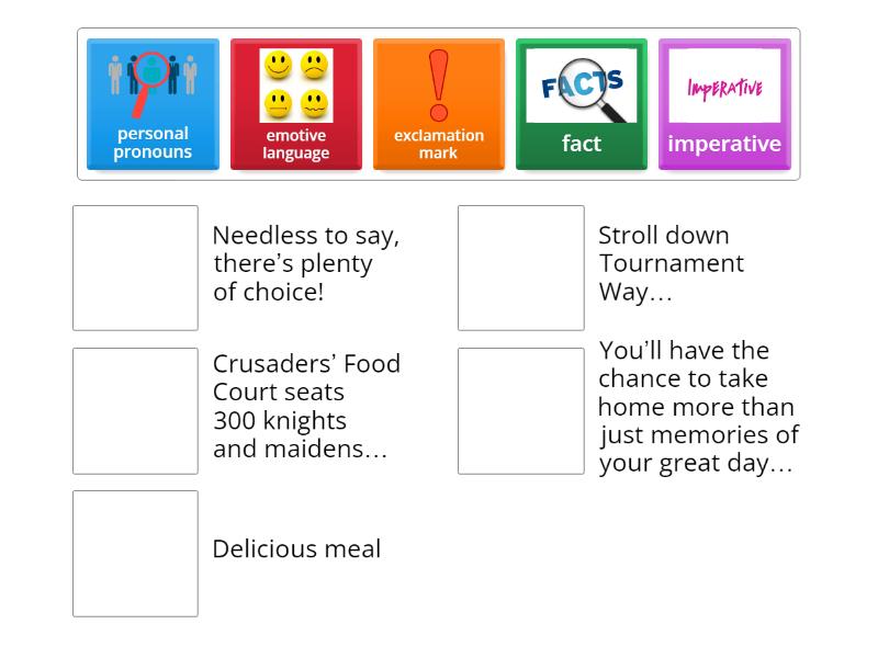 Match the Language Features SB2 - Match up