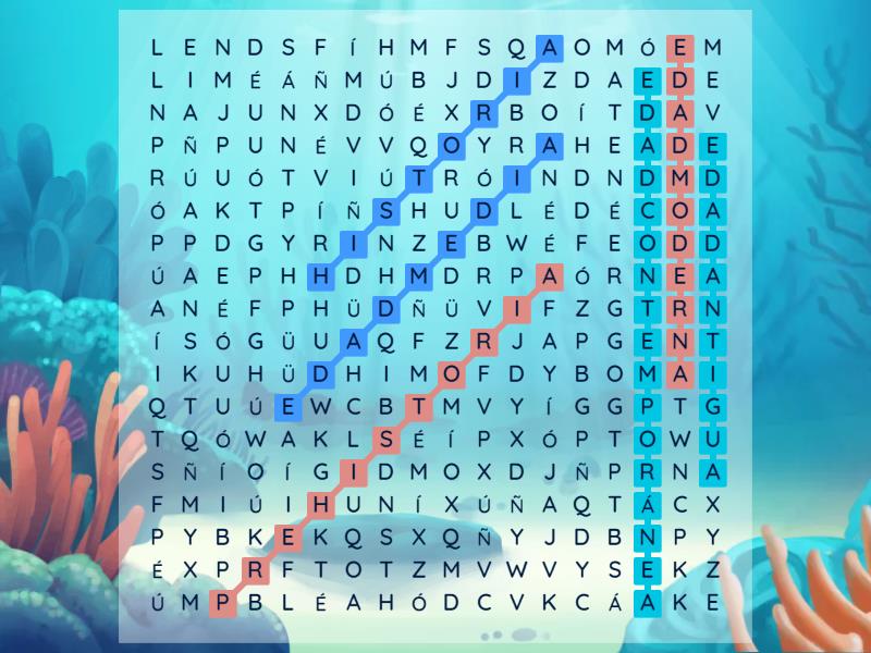 Tema cono - Wordsearch