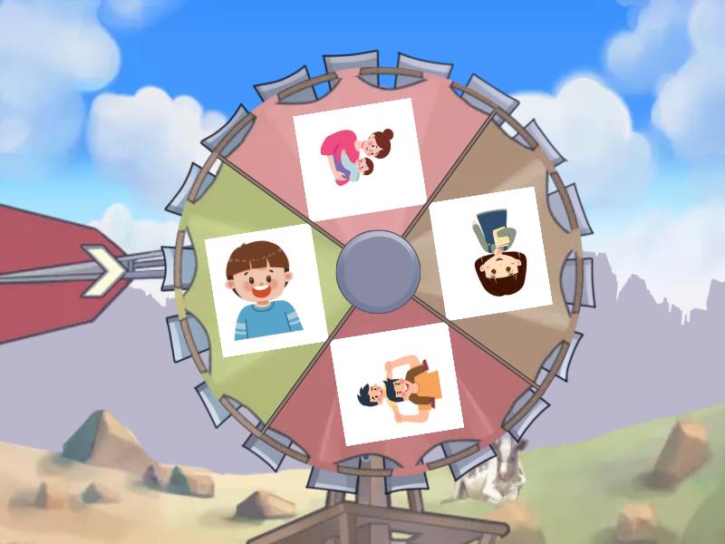 family members - Spin the wheel