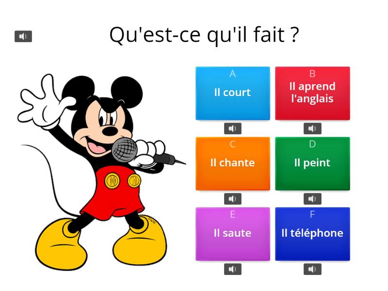 Qu'est-ce qu'il fait ? / Qu'est-ce qu'elle fait ? - Cuestionario