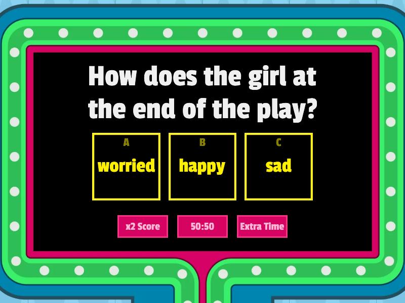My First Class Play - Gameshow quiz