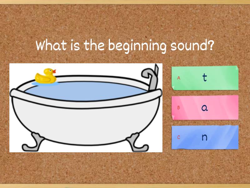 Beginning Sounds - Quiz