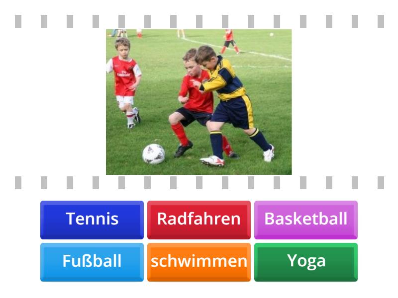 Die Sportarten - Find the match