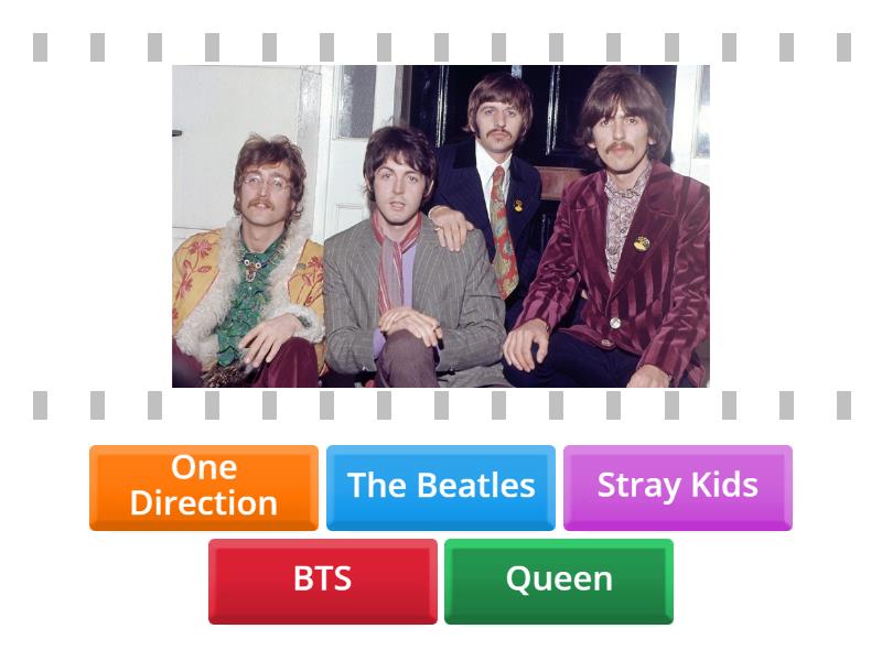 boys' bands - Find the match