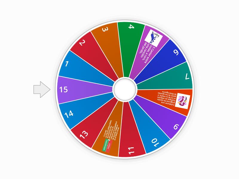 Juego de la Ruleta: Configuraciones familiares... - Rueda aleatoria