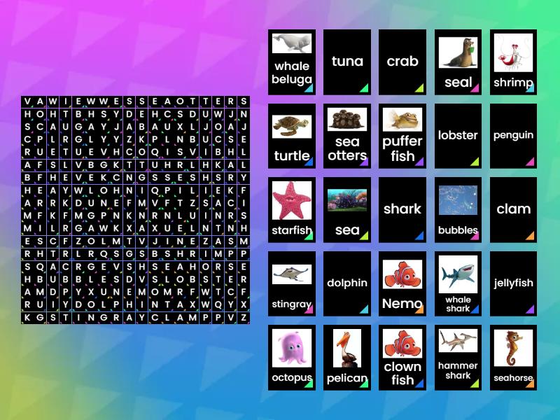 Word search - nemo - Wordsearch