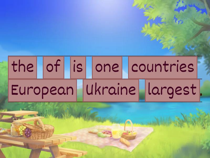 Geography and Climate of Ukraine - Unjumble