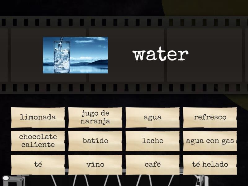 Las bebidas - Find the match