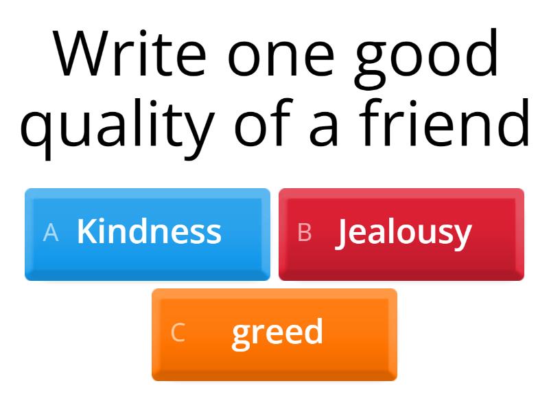TRUE FRIENDS - Quiz