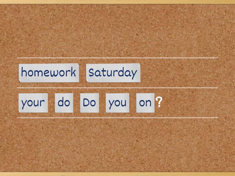 Present Simple (do/does questions) - Unjumble