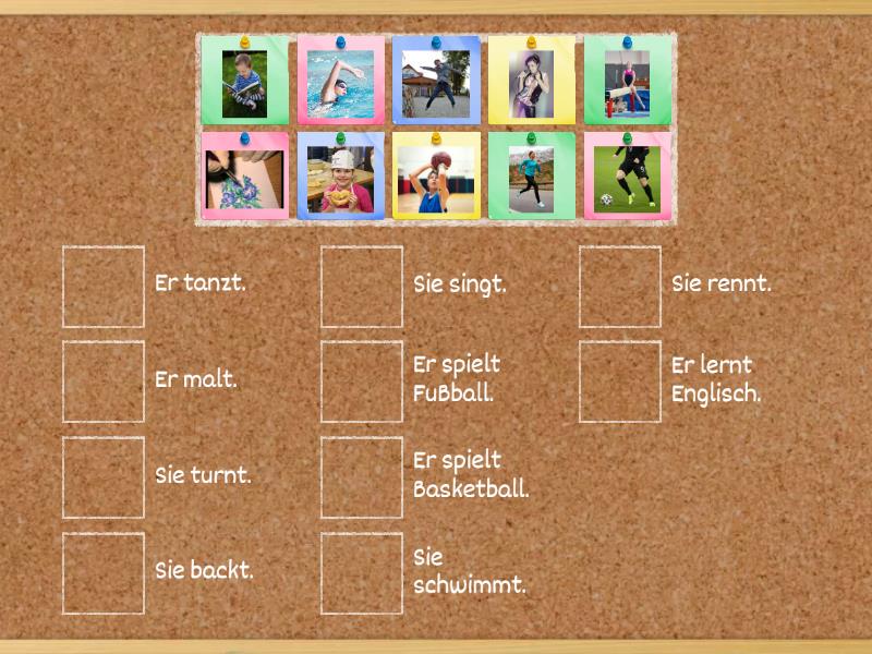 Was macht er? Was macht sie? - Une las parejas