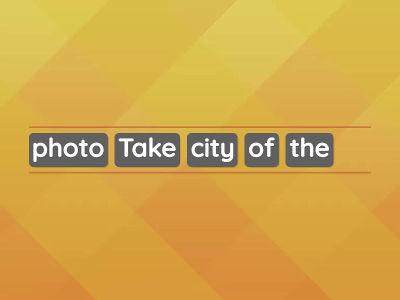 Roadmap A1 Unit 4C Imperatives - Unjumble