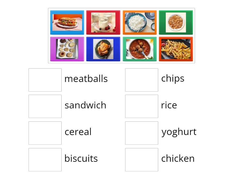 Lesson 2_Mealtime - Match up