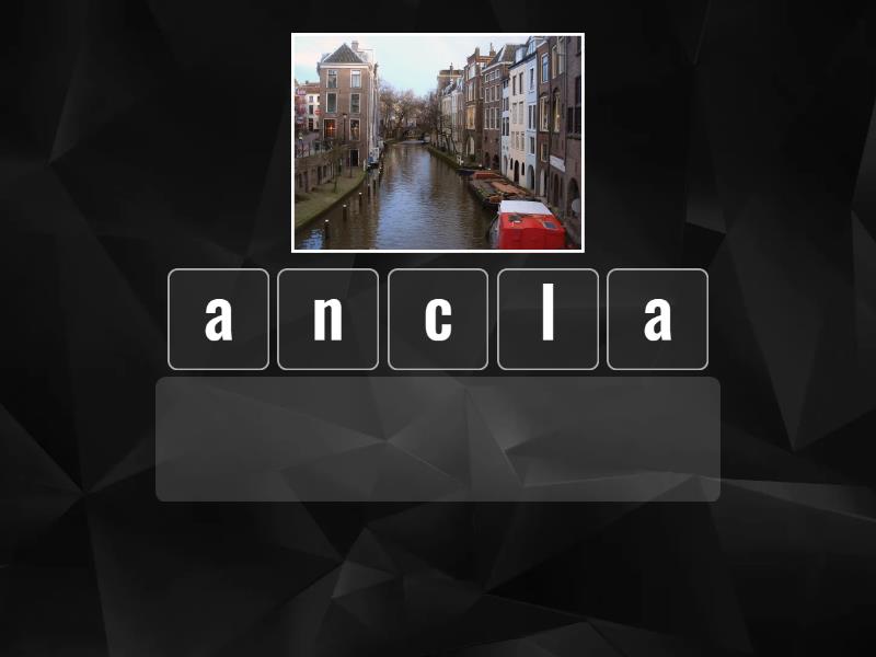 U9&10 What is a city? - Anagram