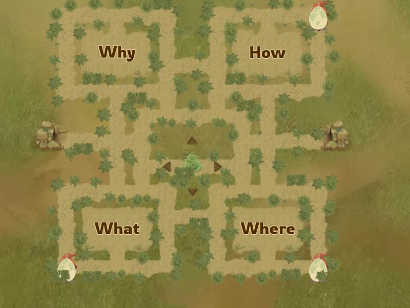 Question words - Maze chase